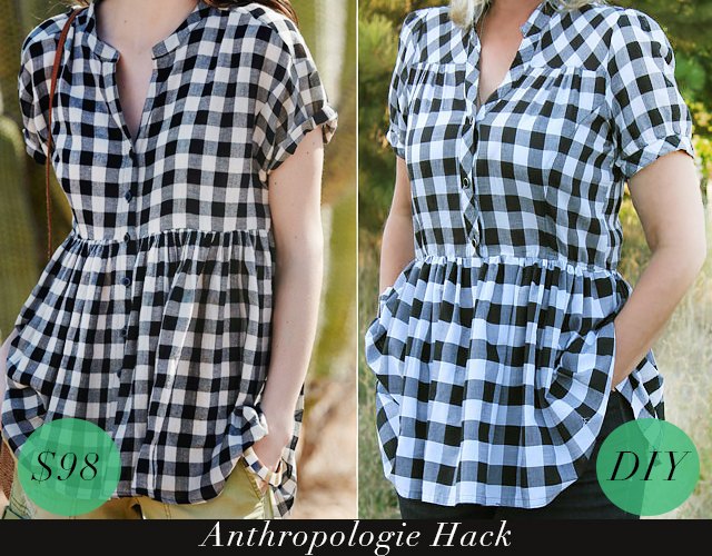 Transform a Plain Shirt Into a Trendy Swing Top | ehow